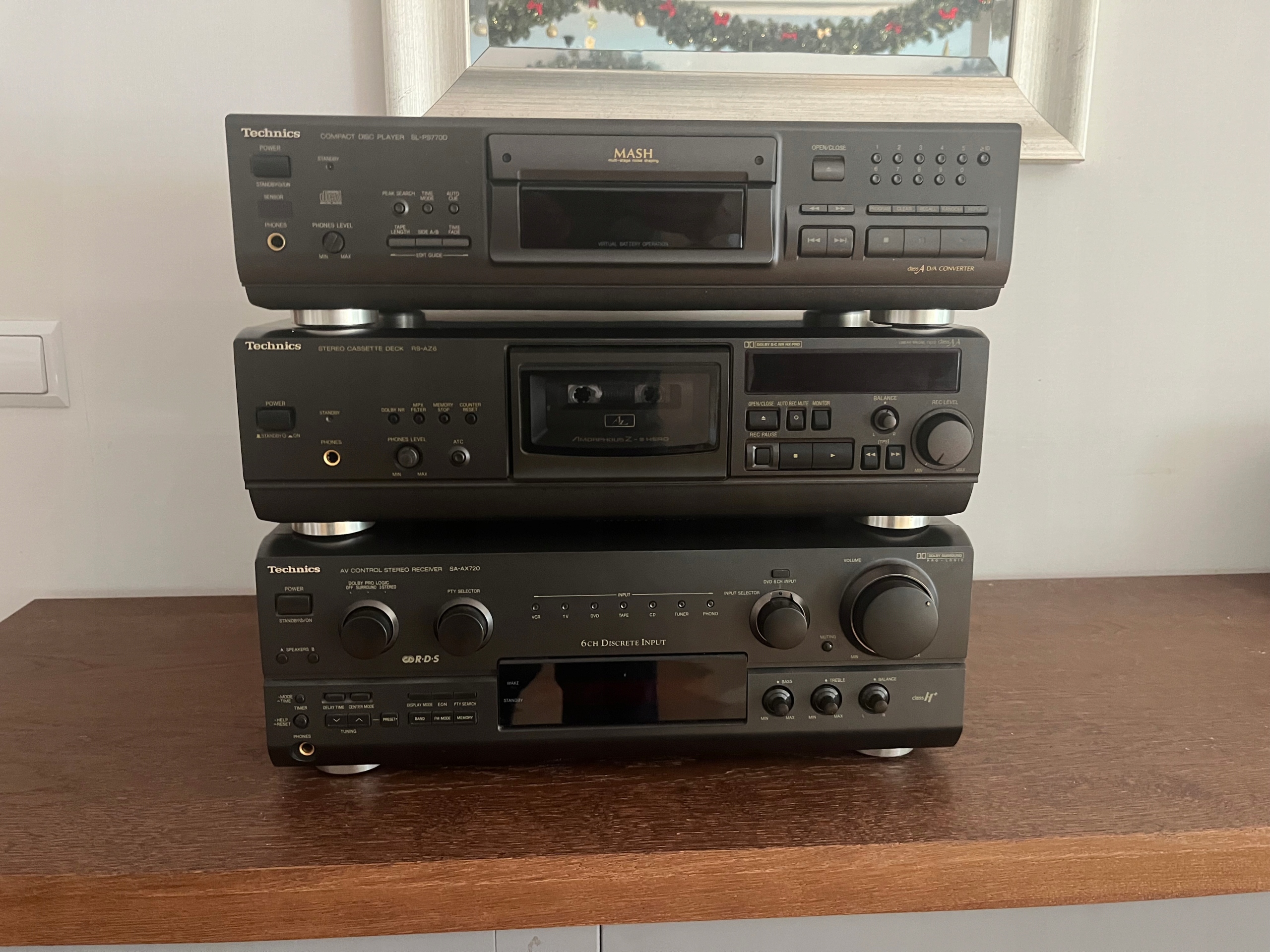 TECHNICS WIEZA SA-AX720 RS-AZ6 SL-PS770A - Sklep, Opinie, Cena w Allegro