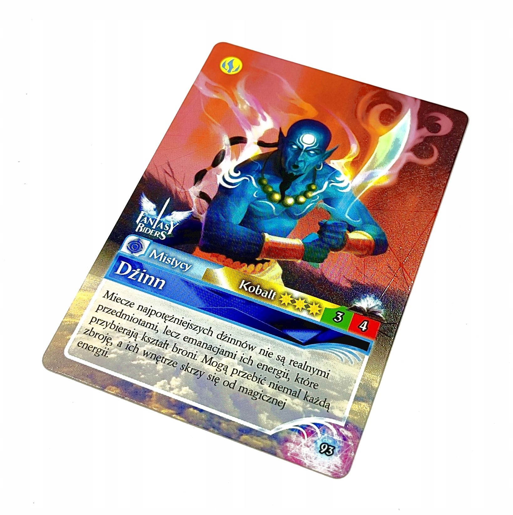 Karta FANTASY RIDERS. Č. 93 MYSTIKOVÉ. DŽIN. KOBALT, • Ceny, Recenze ...