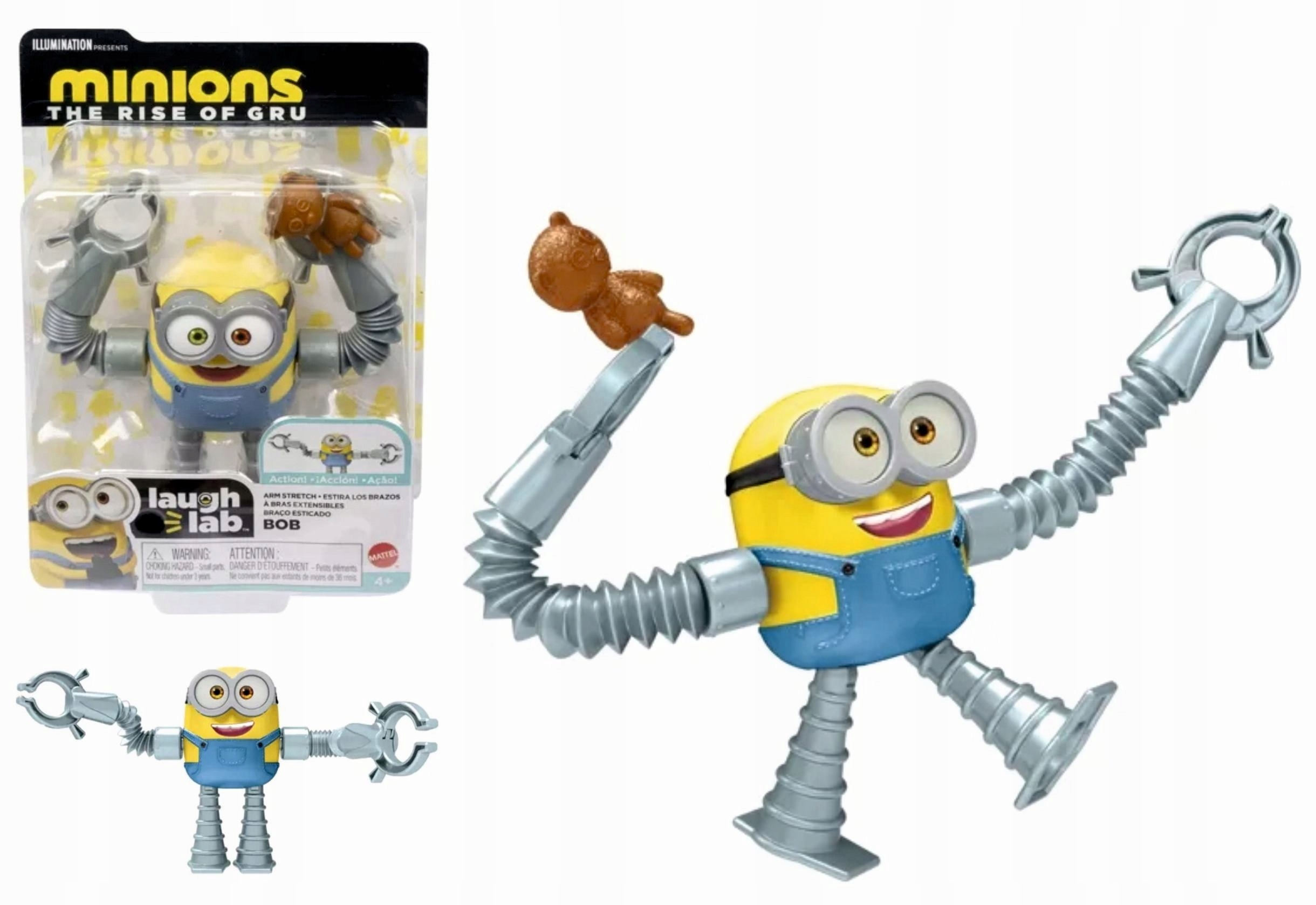 MINIONKI WEJŚCIE GRU FIGURKA RUCHOMA BOB z ROZCIĄGLIWYMI RAMIONAMI ...