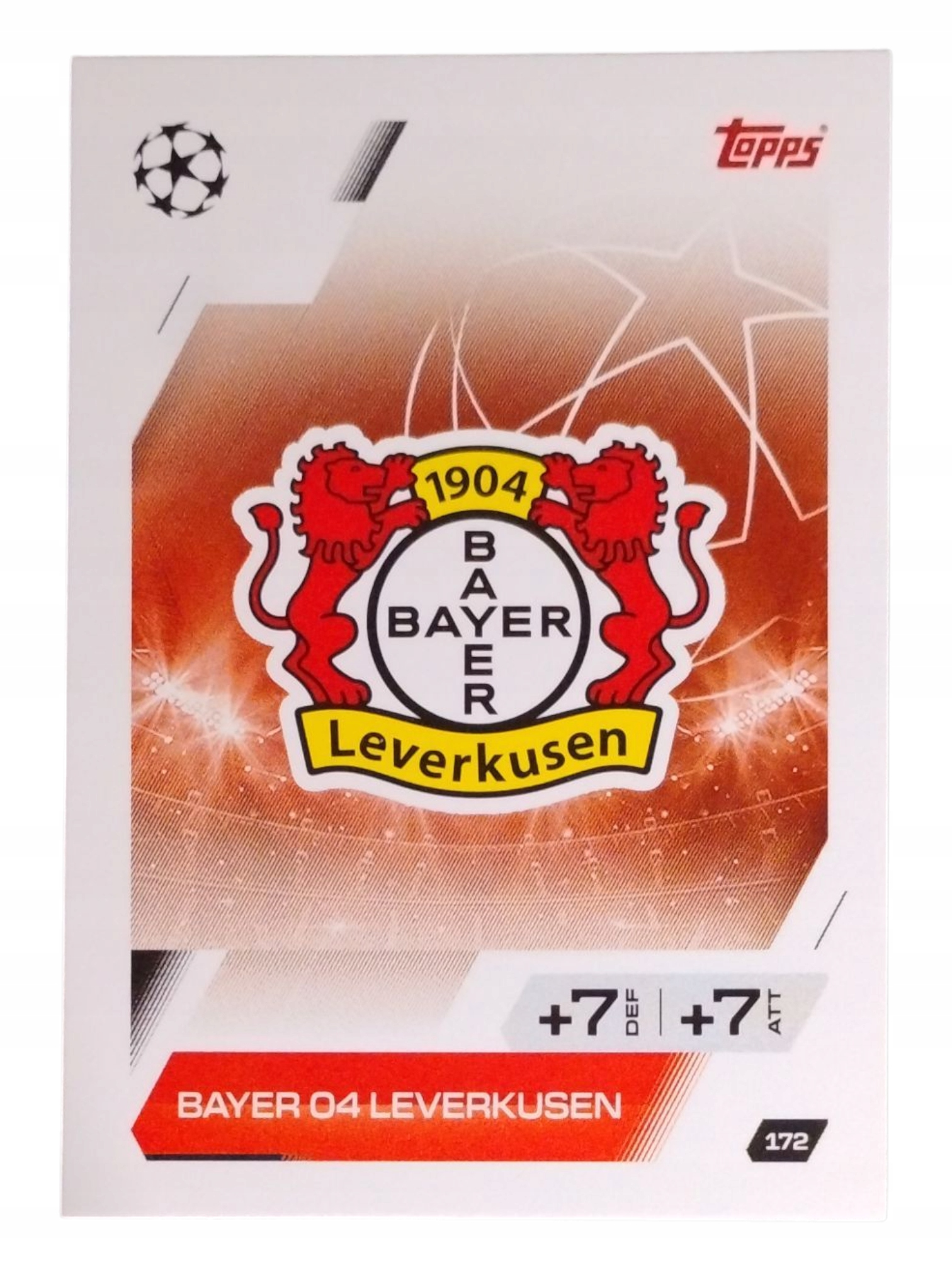 TOPPS MATCH ATTAX 2025-2026 LOGO TEAM BADGE BAYER LEVERKUSEN 172 ...