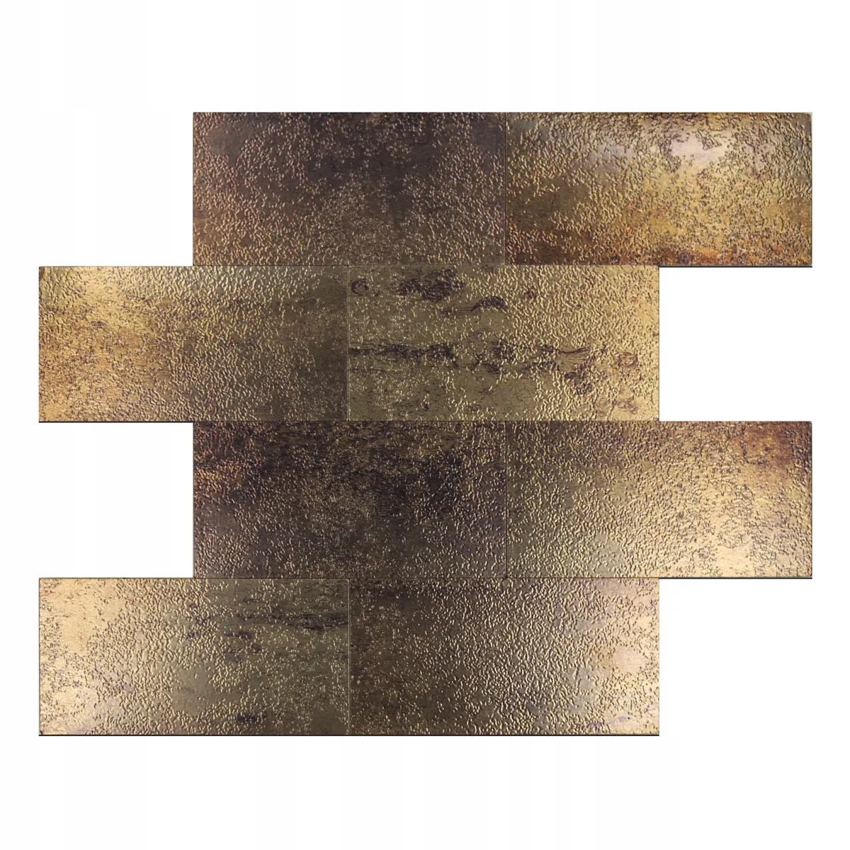 Panel ścienny samoprzylepny dekoracyjny PCV Metal Gold Fllow • Cena ...