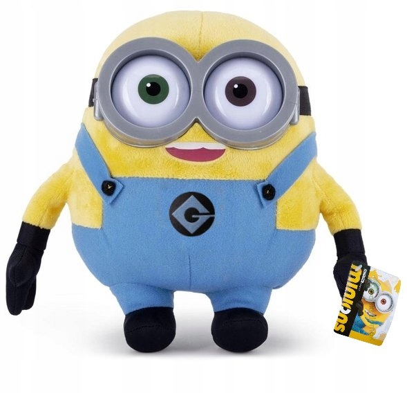 ORYGINALNA DUŻA MASKOTKA MINIONEK BOB PLUSZOWA PLUSZAK 30 CM MINIONKI ...