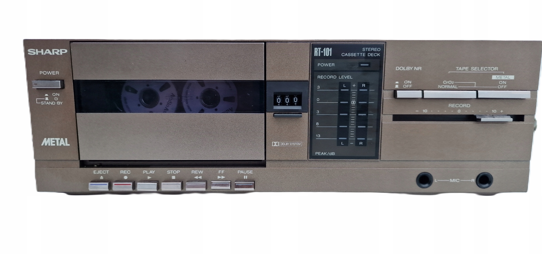 magnetofon Sharp RT-101HB RT 101 HB casette deck - Sklep, Opinie, Cena ...