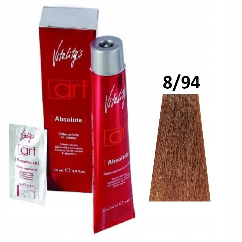Profesjonalna farba do włosów Vitalitys 8/94 8.94 (8012603011170 ...