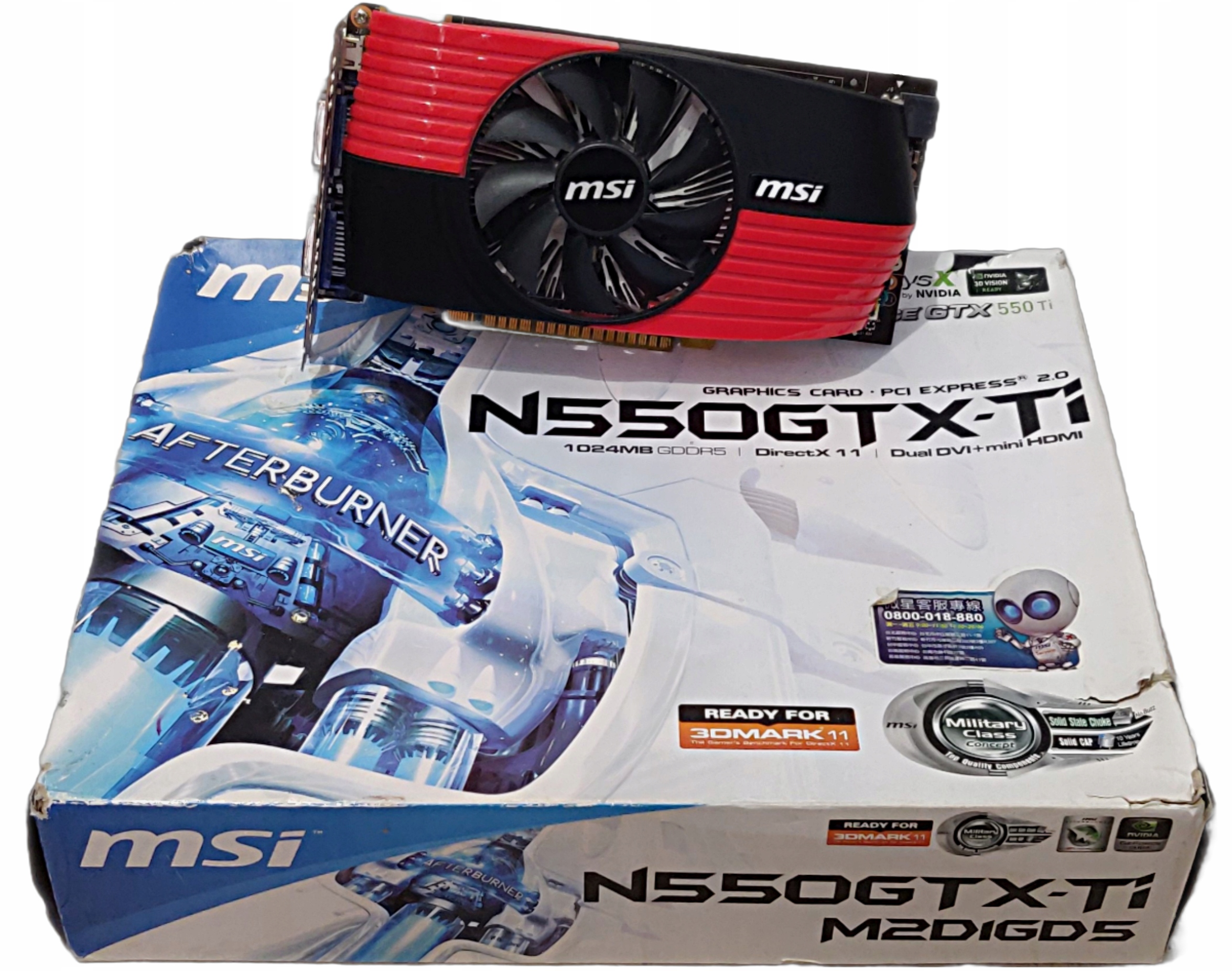 Karta Graficzna MSI NVIDIA GTX 550 Ti 1GB GDDR5 w Wrocław - Sklep ...