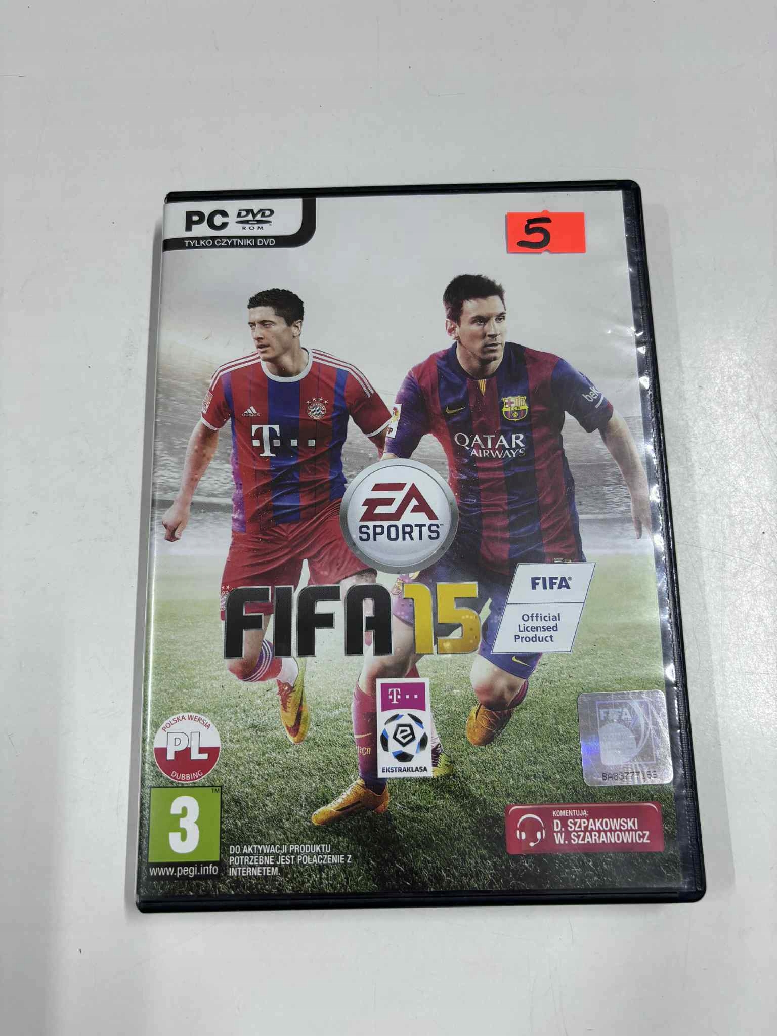Gra FIFA 15 PC - Stan: Używany 26.26PLN - Sklepy, Opinie, Ceny w Allegro