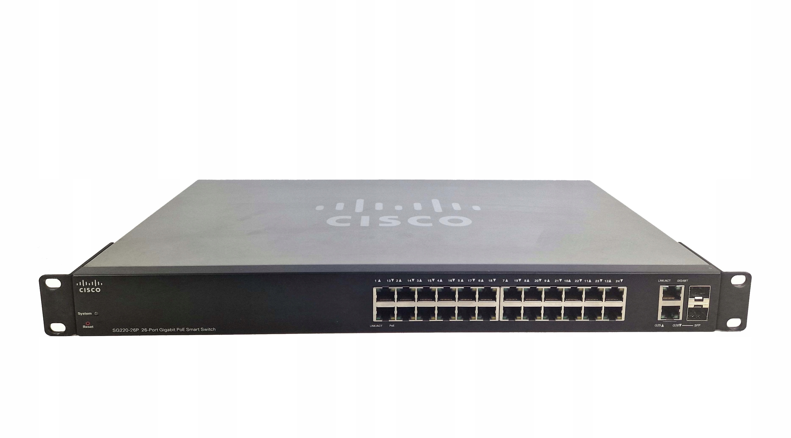Switch Cisco SG220-26P-K9-EU (26x 10/100/1000Mbps) • Cena, Opinie - Allegro
