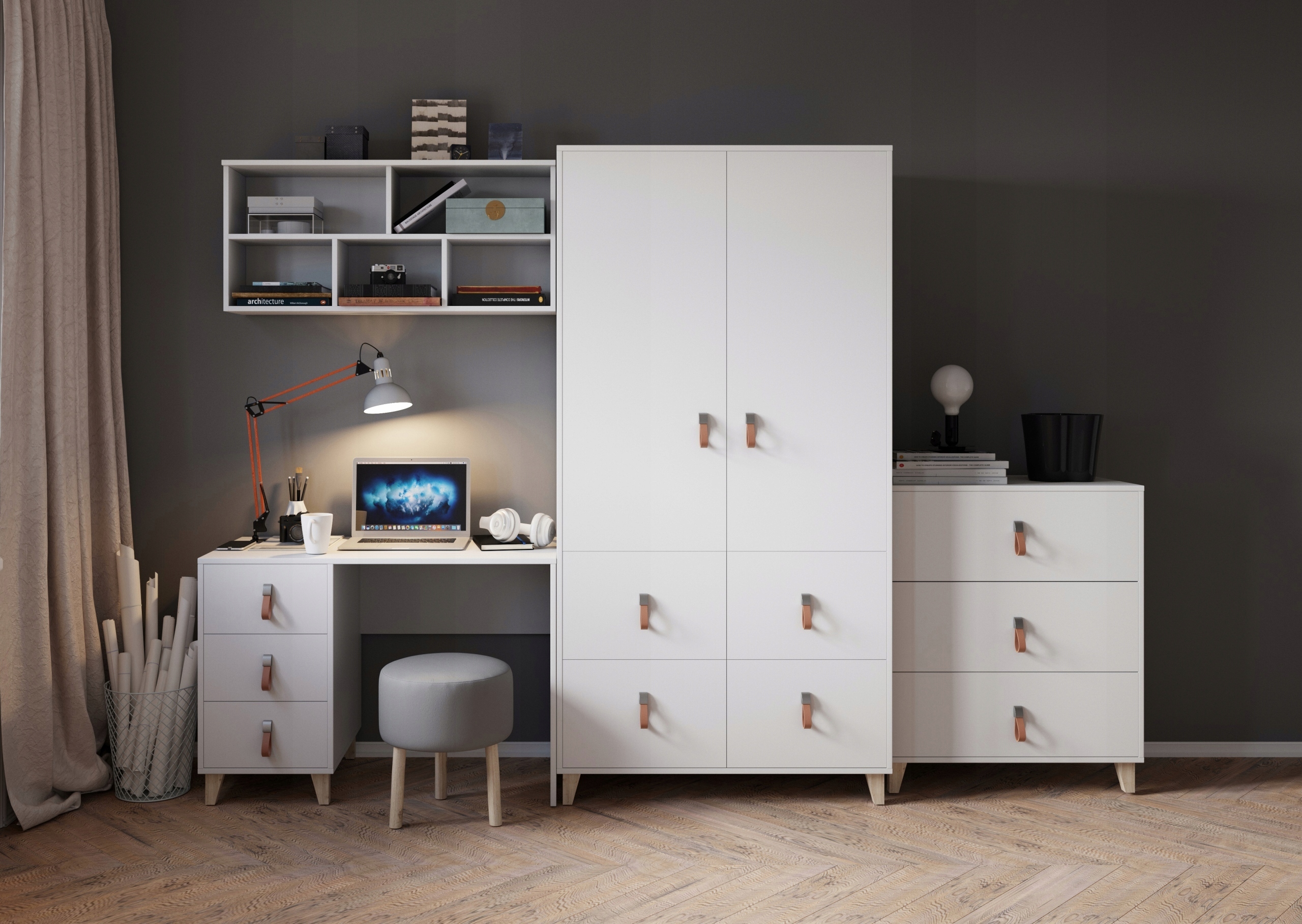 Meble dziecięce młodzieżowe biurko FIGO biały (M00370,M00265,M00275 ... Meble dziecięce młodzieżowe biurko FIGO biały (M00370,M00265,M00275 ...