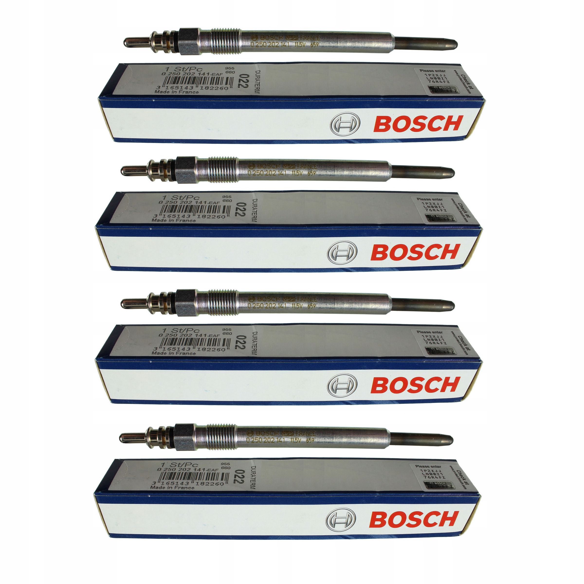 BOSCH ŚWIECA ŻAROWA do AUDI A3 A4 B5 1.9TDI 4 szt 0 250 202 022 za 132 ...