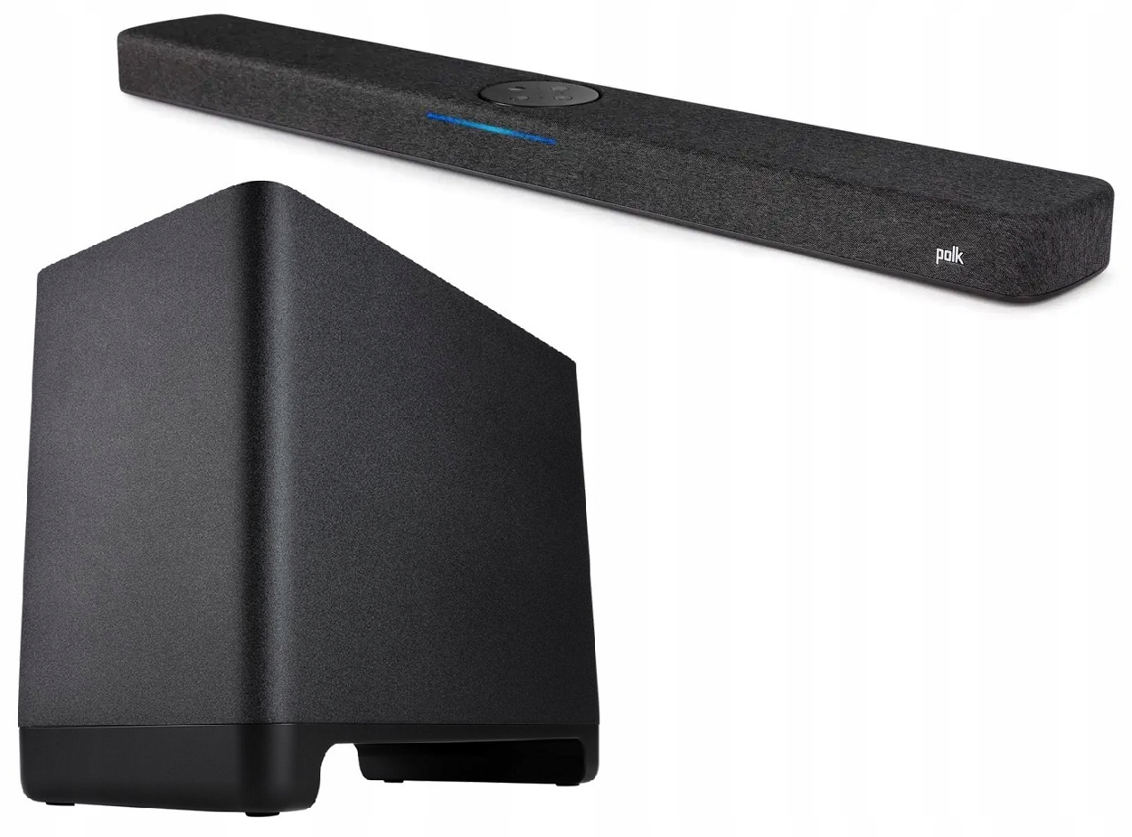 POLK AUDIO REACT SOUNDBAR + SUBWOOFER BEZPRZEWODOWY, BLUETOOTH + HDMI ...