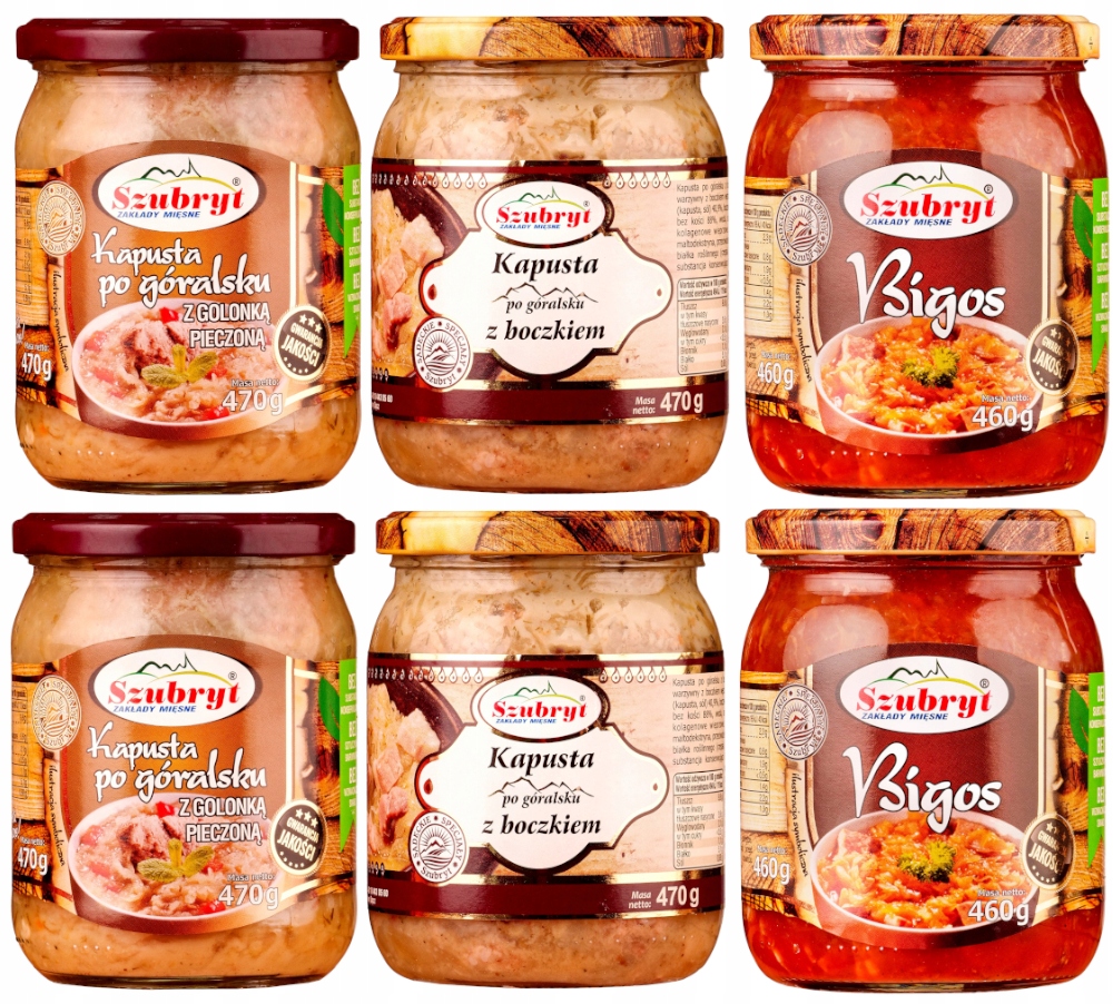 Kapusta po góralsku z golonką pieczoną Szubryt 470 g (5906190375094 ...