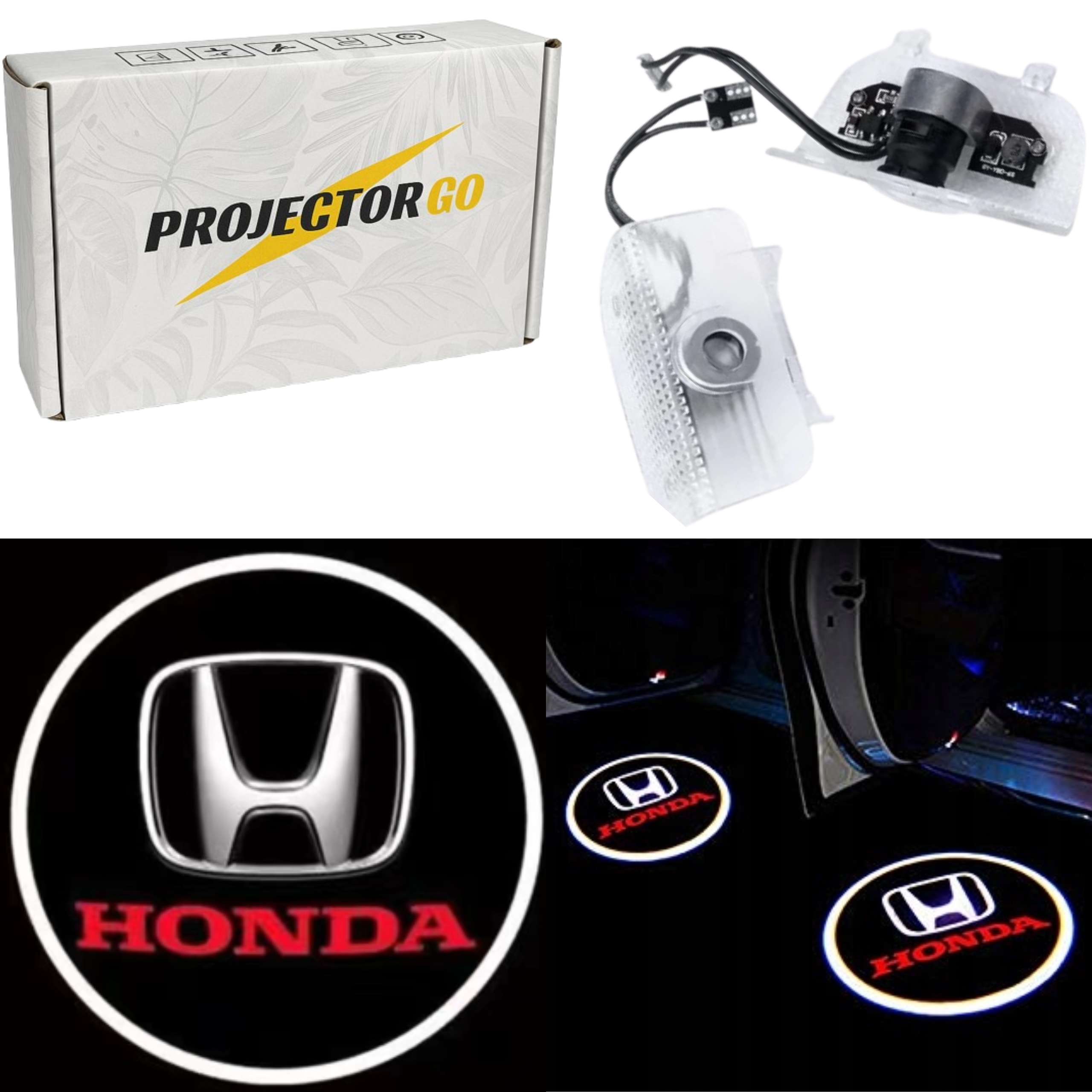 Honda Led Logo Projektor Bezprzewodowy w Projektory tuningowe logo ...