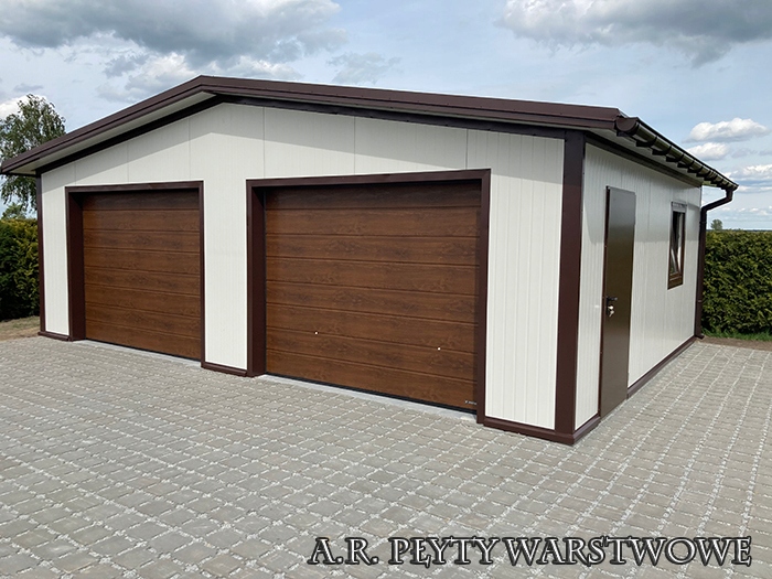 Garaż ocieplany garaż z płyt warstwowych • Cena, Opinie • Garaże ...