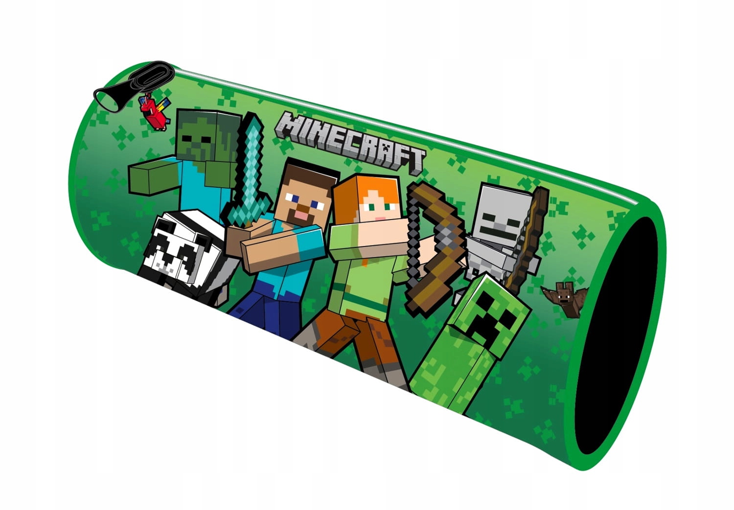 MINECRAFT CREEPER ALEX piórnik TUBA 23x8cm (8435631348542) • Cena ...