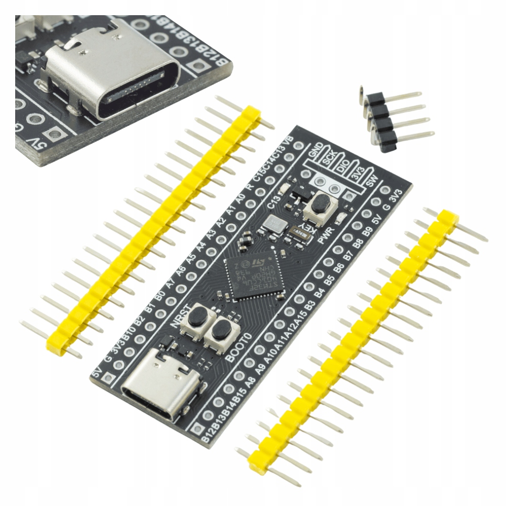 BLACKPILL MIKROKONTROLLER STM32F401CCU6 USB-C FEJLESZTŐLEMEZ STM32 za 4175.00HUF-ért - Allegro