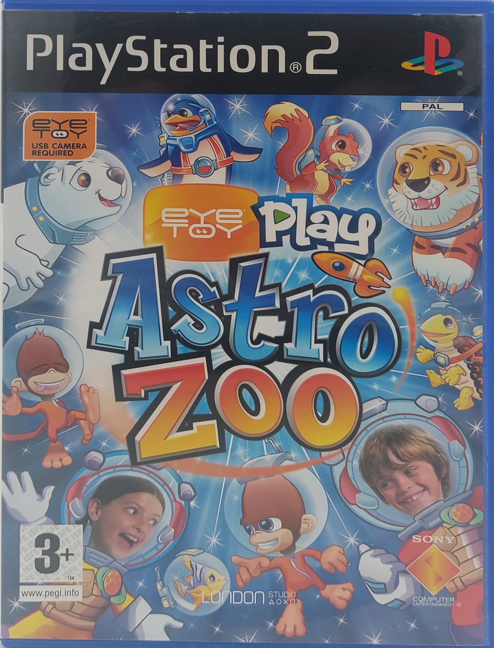 EYETOY PLAY ASTRO ZOO PS2 PlayStation 2 (PS2) pudełkowa - Stan: Używany ...