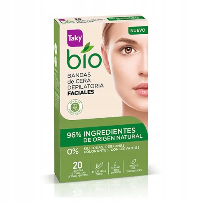 Taky Bio Facial Wax Strips 20 jednotek za 202.00CZK - Allegro
