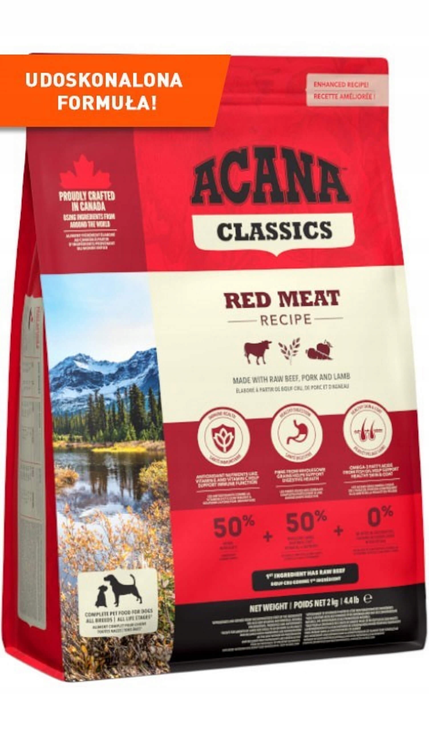 ACANA Karma Dla Psa Psów z Alergią Classic Red Meat Wołowina 14,5kg ... ACANA Karma Dla Psa Psów z Alergią Classic Red Meat Wołowina 14,5kg ...