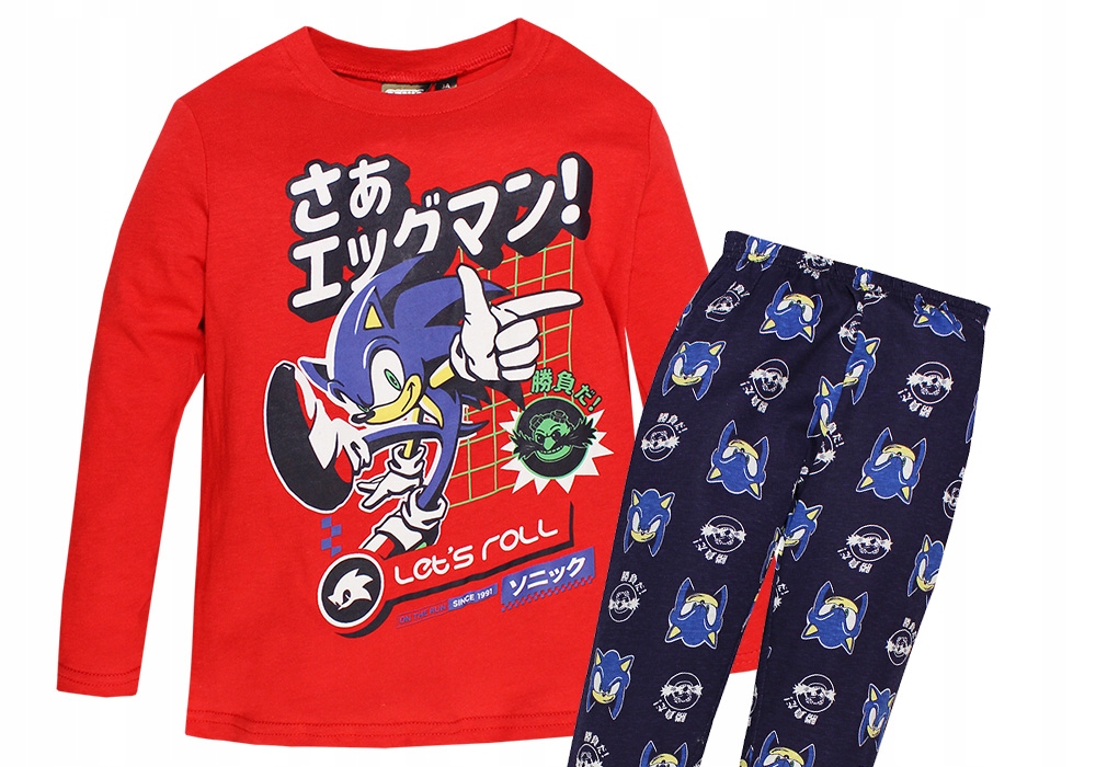SONIC HEDGEHOG PYŽAMO DĚTSKÉ PYŽAMO 104 - Allegro