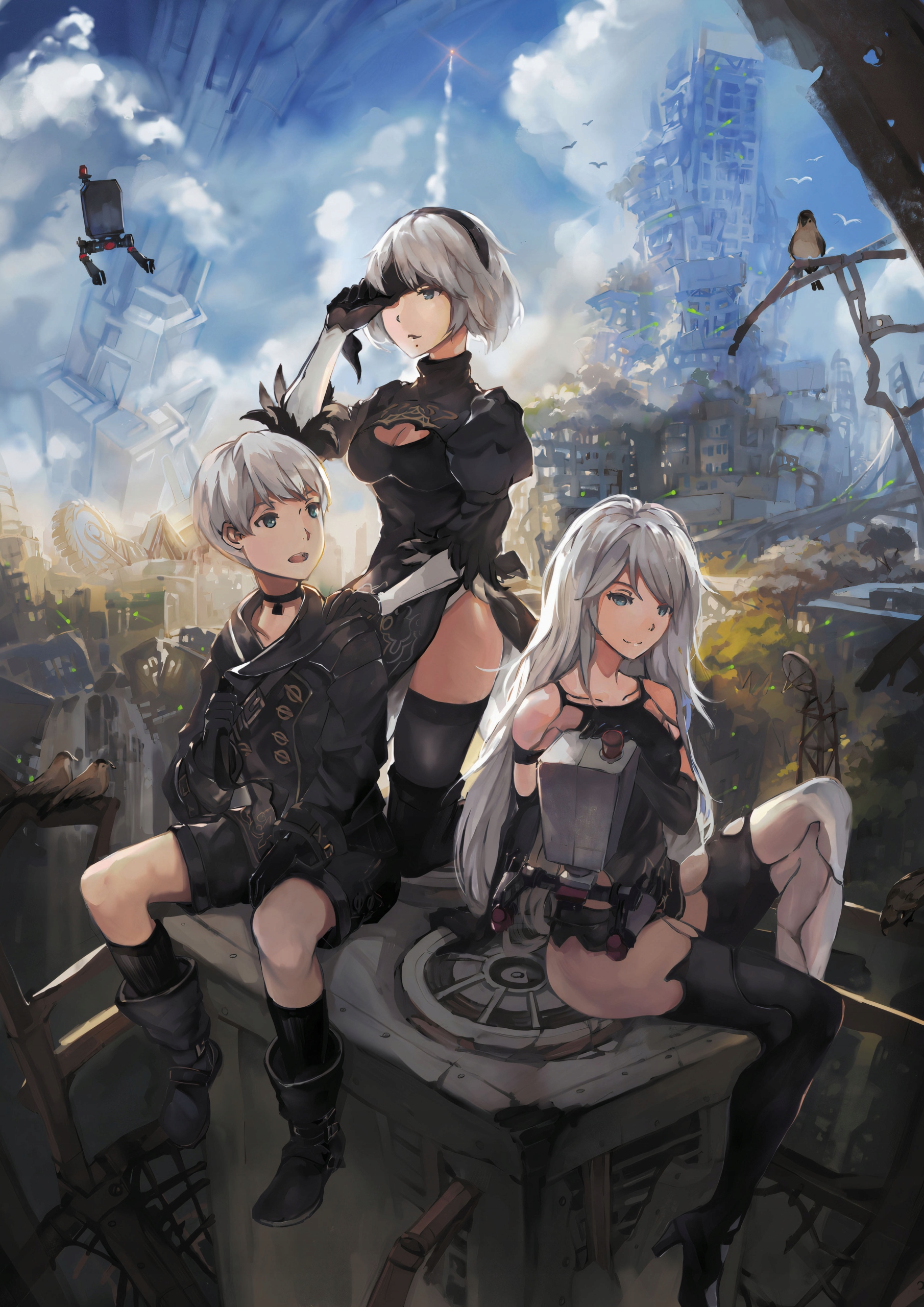 Plakat A3 Nier: Automata Anime Gra 2B 13201402607 - Sklepy, Opinie ...