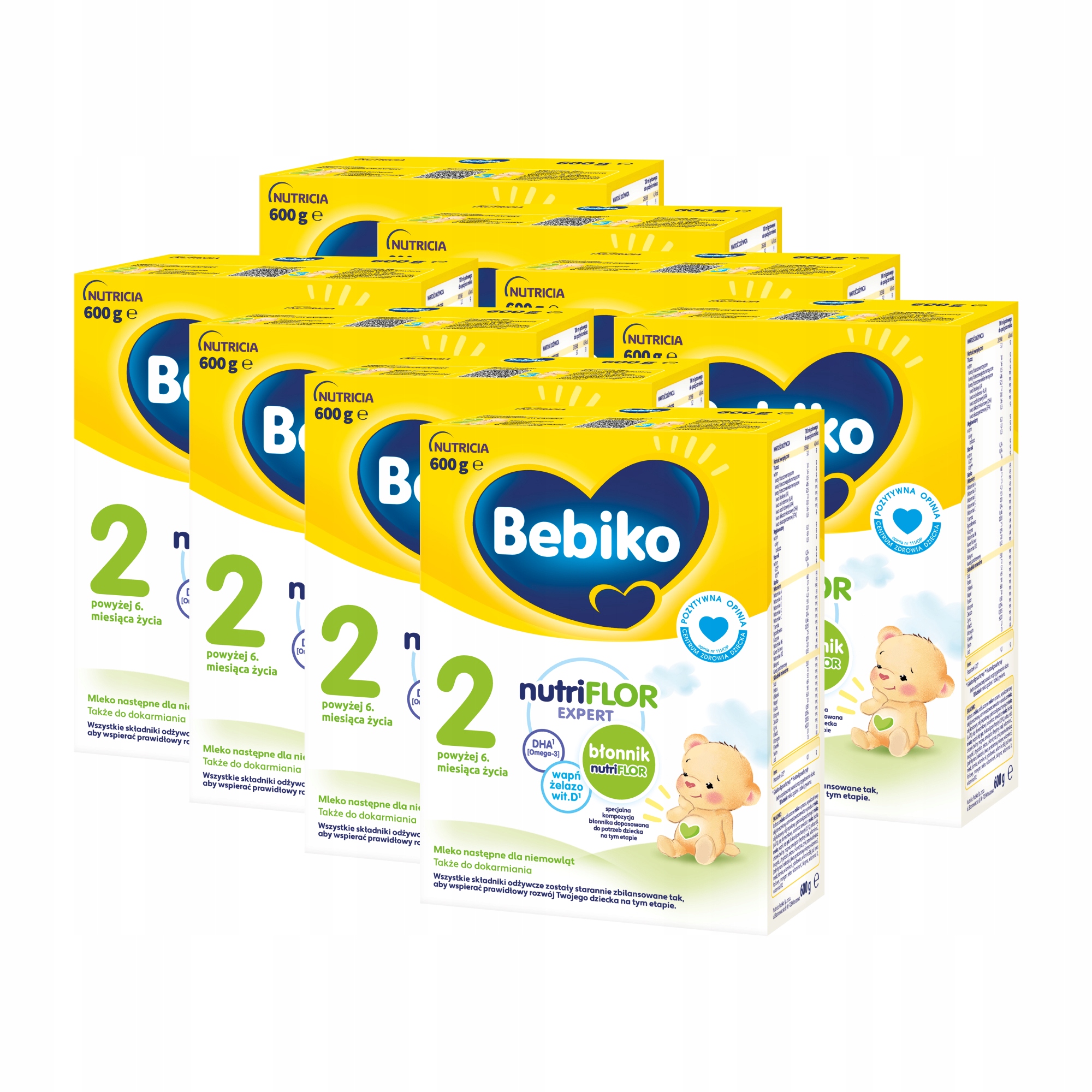 Bebiko 2 Mleko następne ZESTAW 8x600g (5900852921339) • Cena, Opinie ...