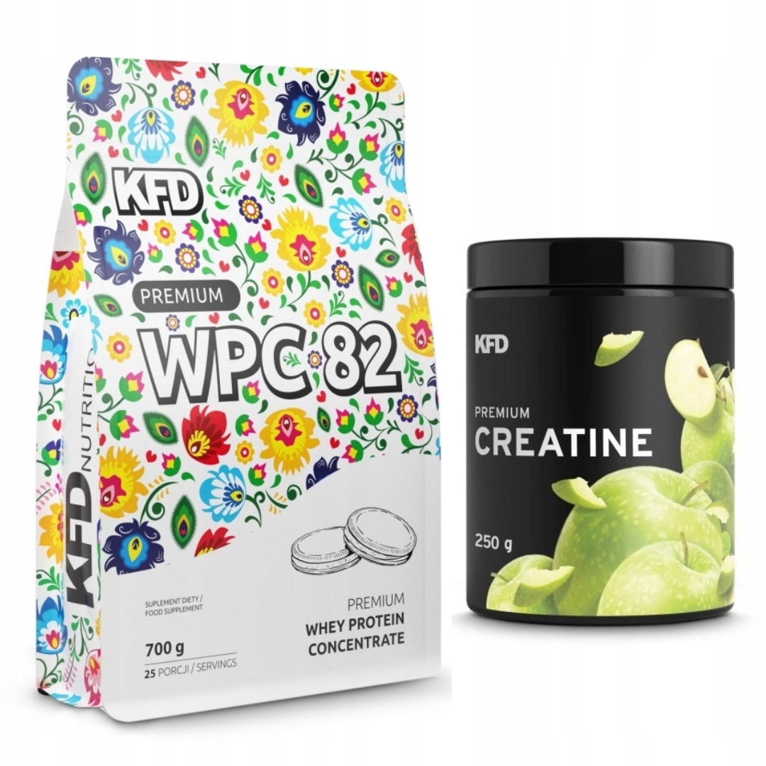 ZESTAW KFD białko WPC Premium 700 g i KFD kreatyna - 5901947661178 ...