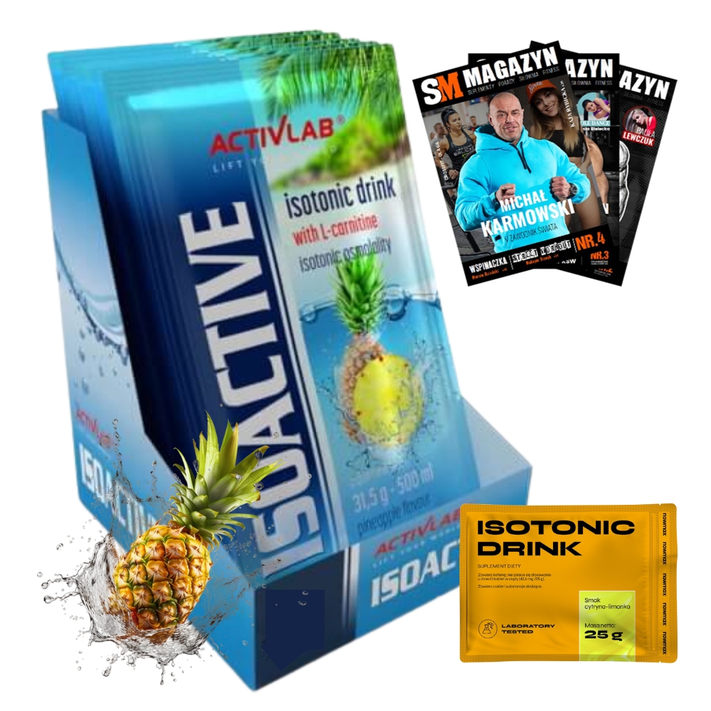 ACTIVLAB ISOACTIVE 10x31.5g NAPÓJ IZOTONICZNY + nowmax ISOTONIC DRINK ...