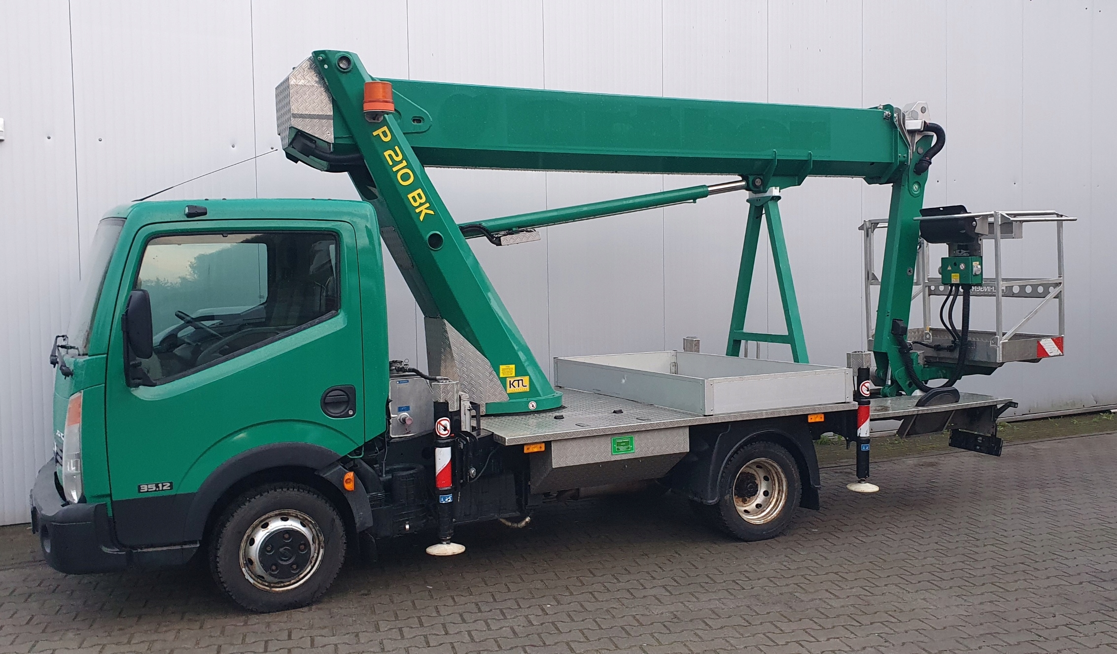 21 m PALFINGER P 210 BK Podnośnik koszowy ZWYŻKA WUMAG Ruthman TBR ...