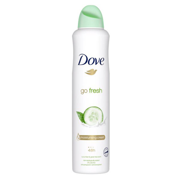 Dove Cucumber & Green Tea antyperspirant spray 250 ml (8717163004869 ...