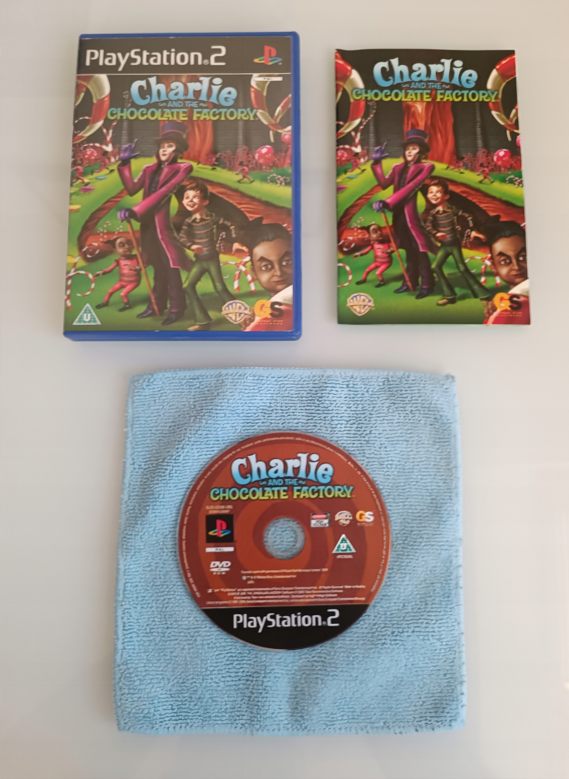 CHARLIE AND THE CHOCOLATE FACTORY PS2 KOMPLETNA PLAYSTATION 2 | Tyczyn ...