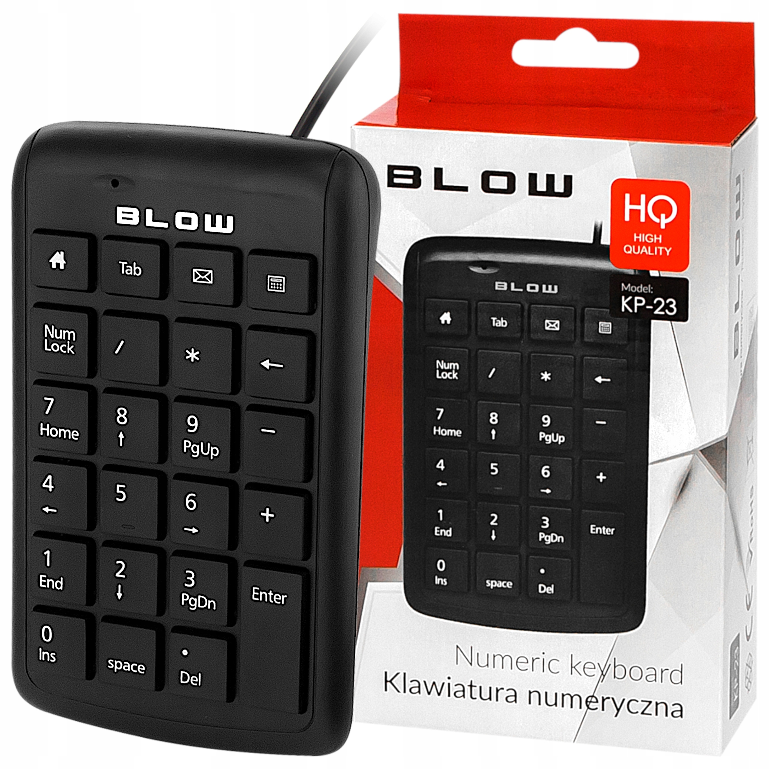 BLOW NUMERICKÁ KLÁVESNICE NA USB KP-23 - Allegro