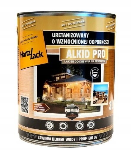 HartzLack Alkid PRO Lakier alkidowy 3l MAT (5903995051031) • Cena ...