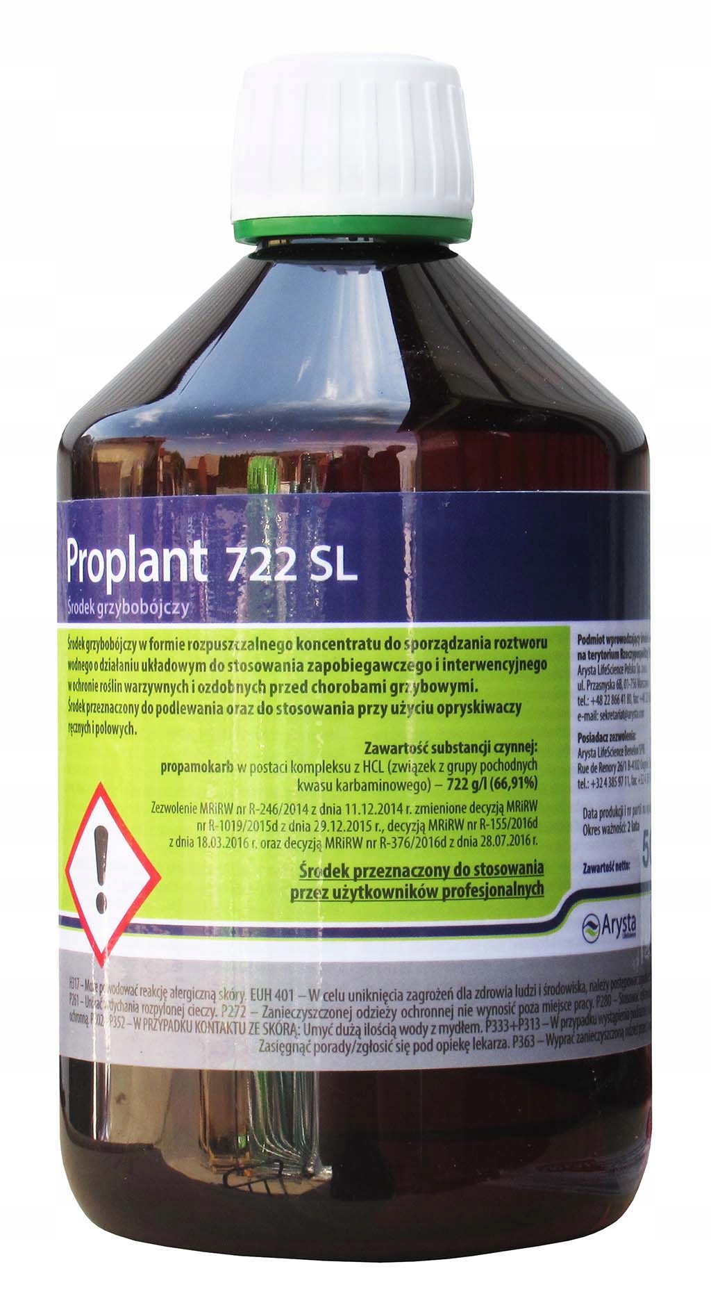 Proplant 722 SL 1 L Arysta (5907772514191) • Cena, Opinie • Środki ...