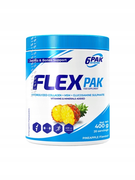6PAK Nutrition FLEX PAK - 400g pomarańcz (5902811814652) • Cena, Opinie ...