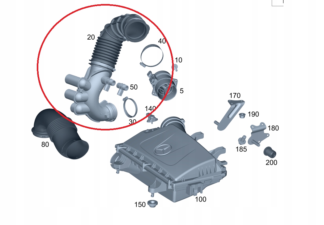 A4475281224 - MERCEDES VITO W447 2,2 CDI впускной трубопровод купити на ...