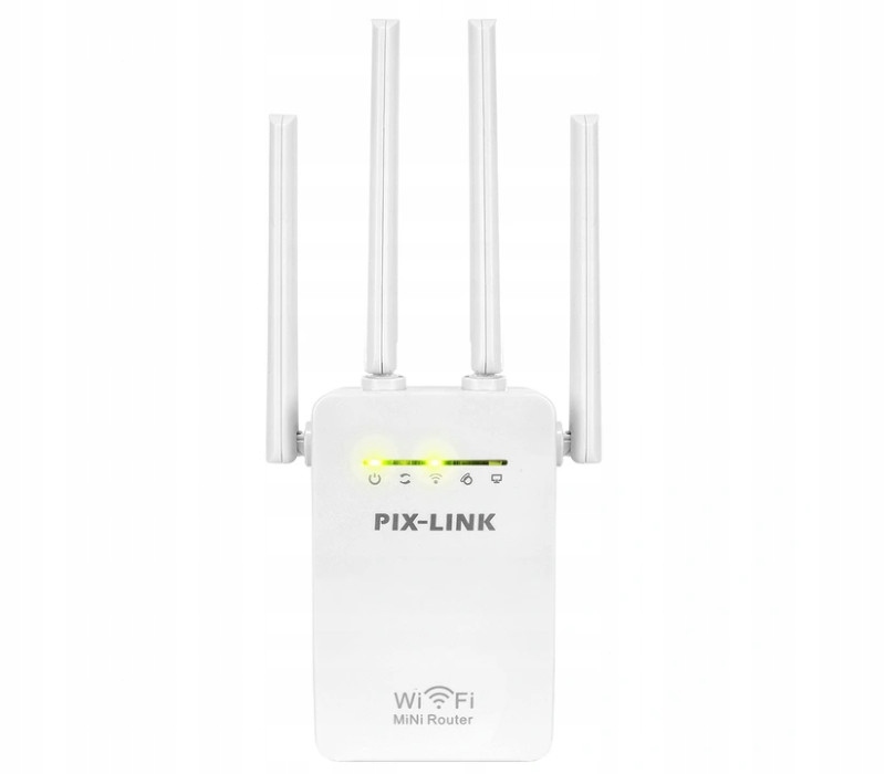 Wzmacniacz Wi-Fi repeater sygnału WiFi WLAN 2x RJ45 Router Acces Point ...