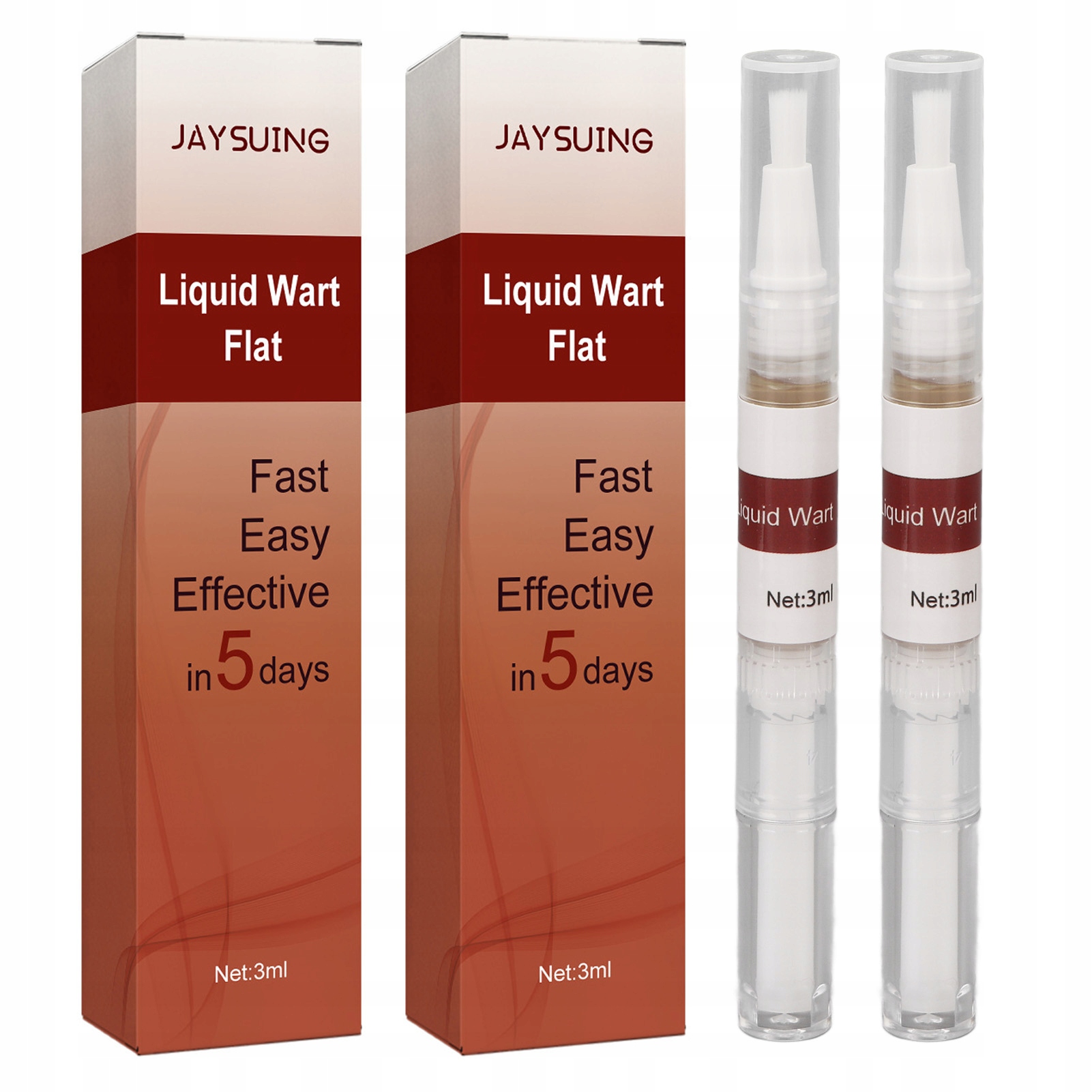 3ML JAYSUING LIQUID WART FLAT WARTS REMOVER PEN-3SZT • Cena, Opinie ...