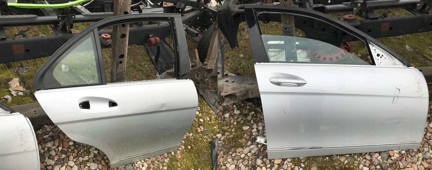 MERCEDES W204 LIFT DRZWI PRZÓD TYŁ PRAWE za 400.00PLN z SOKOŁÓW ...