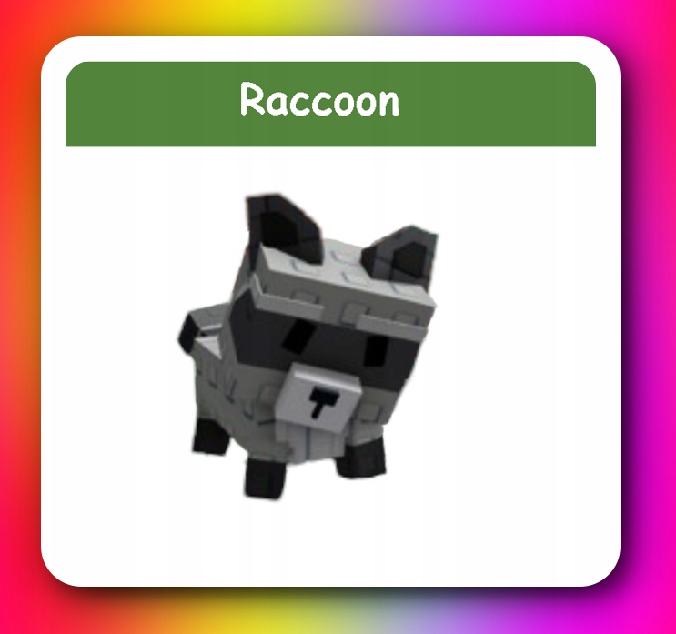 Racoon Grow a Garden - Niska cena na Allegro