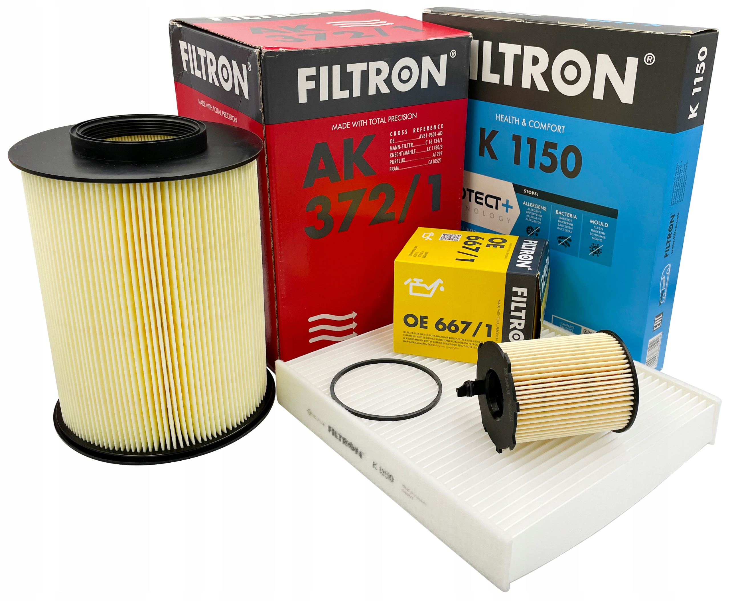 Filtron Zestaw filtrów FORD FOCUS MK2 1.6TDCI 5904608026675 z Banino ...