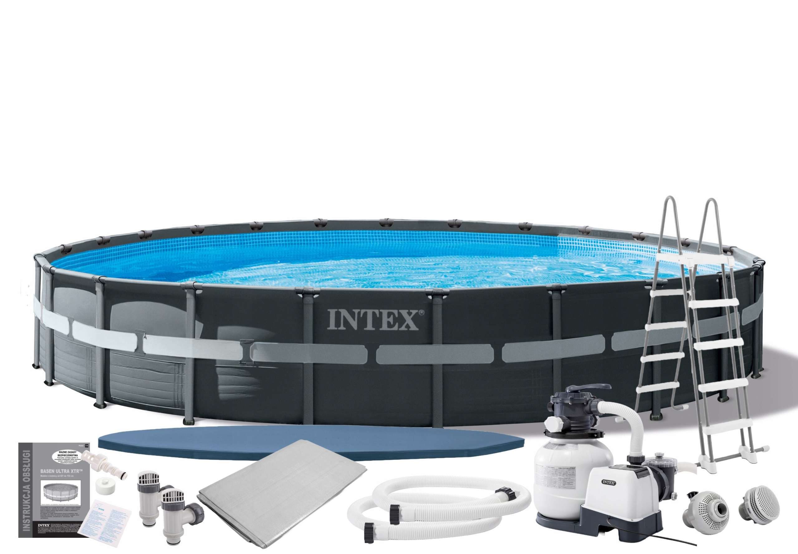 Basen stelażowy Ultra XTR 732 x 132 cm Intex 26340 (6941057414539 ...