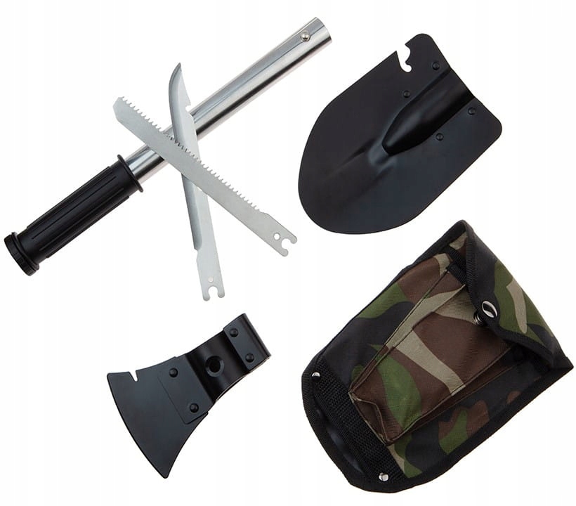 SAPERKA 8W1 ŁOPATA SIEKIERA NÓŻ PIŁA TOPOREK - SP-003 - 13865860931 ...