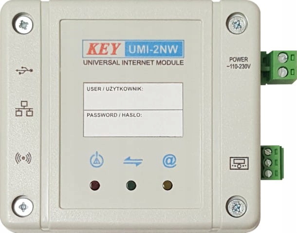 Moduł internetowy KEY UMI-2NW do sterownika KEY LPG LPG2 • Cena, Opinie ...