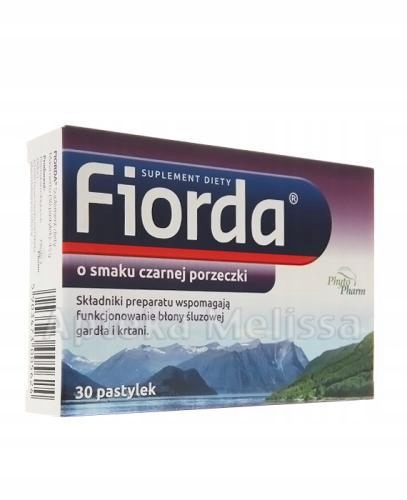 FIORDA O smaku czarnej porzeczki - 30 past. (5903473005624) • Cena ...