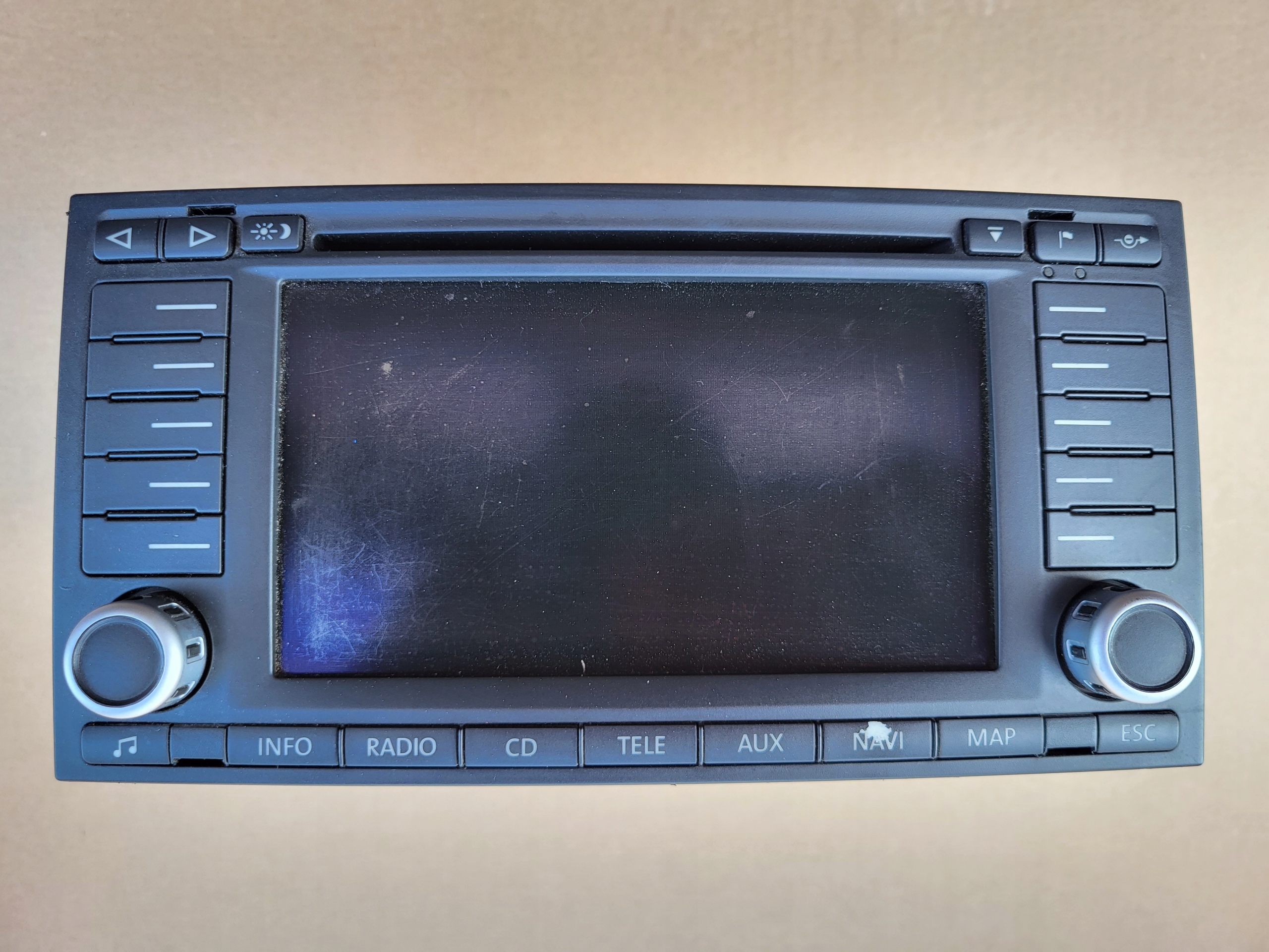 RADIO NAWIGACJA BLAUPUNKT VW T5 MULTIVAN CARAVELLE 7H0035191B RADIO NAWIGACJA BLAUPUNKT VW T5 ...