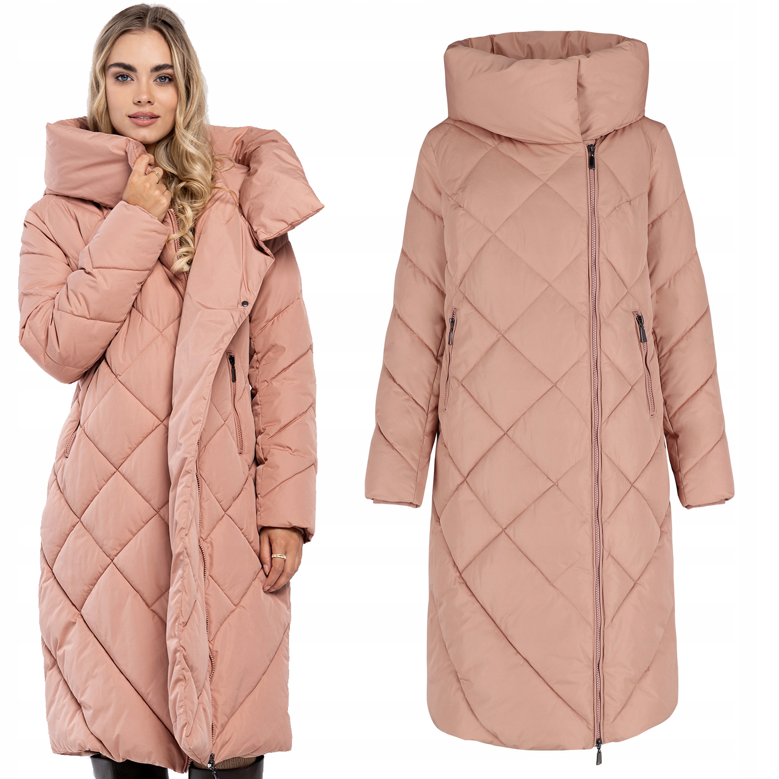 Płaszcz Damski z Pierza - Niska cena na Allegro.pl