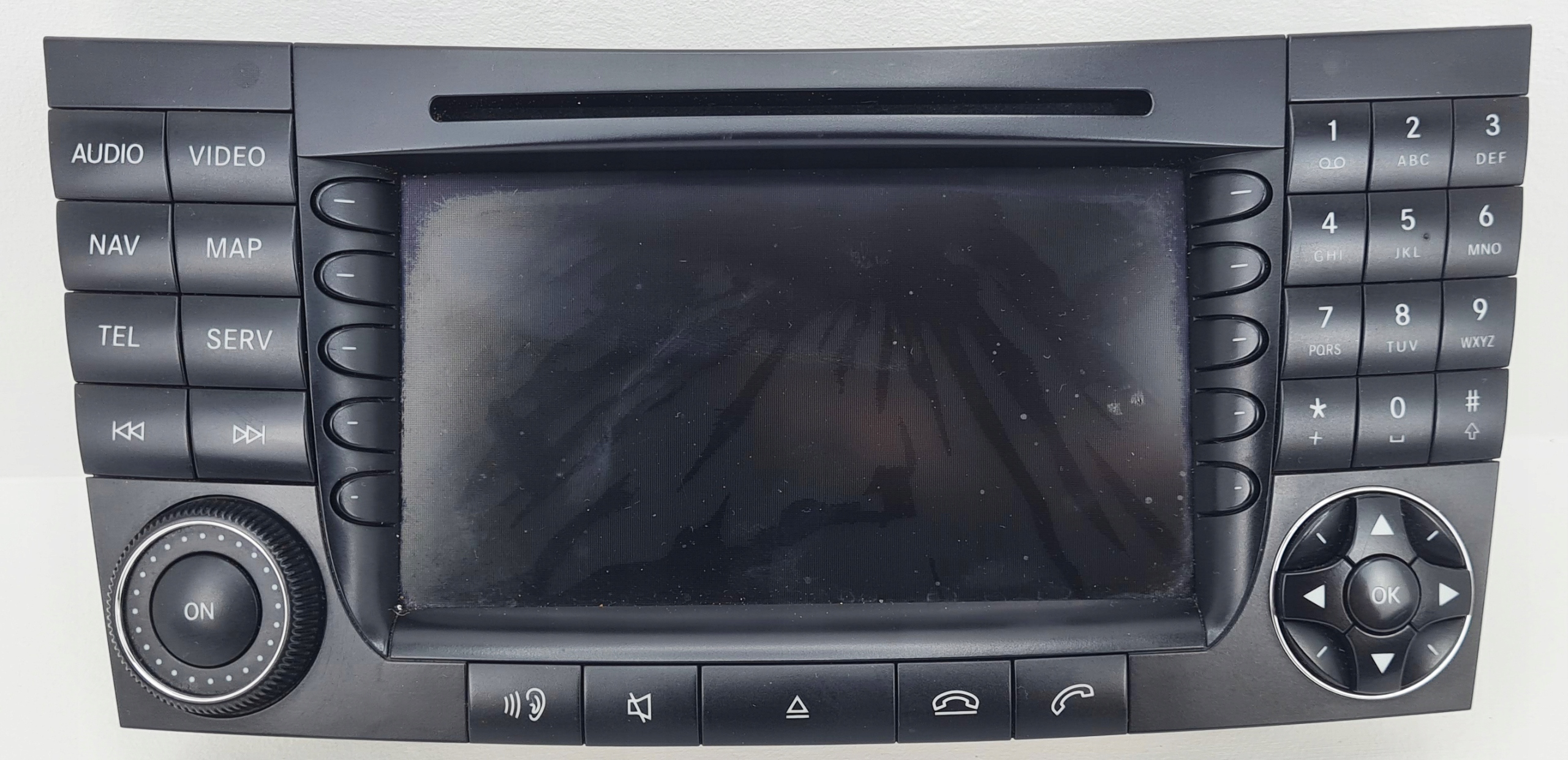 MERCEDES W211 COMAND PANEL RADIA NAWIGACJI NAVI A2118204197 RAMKA ...