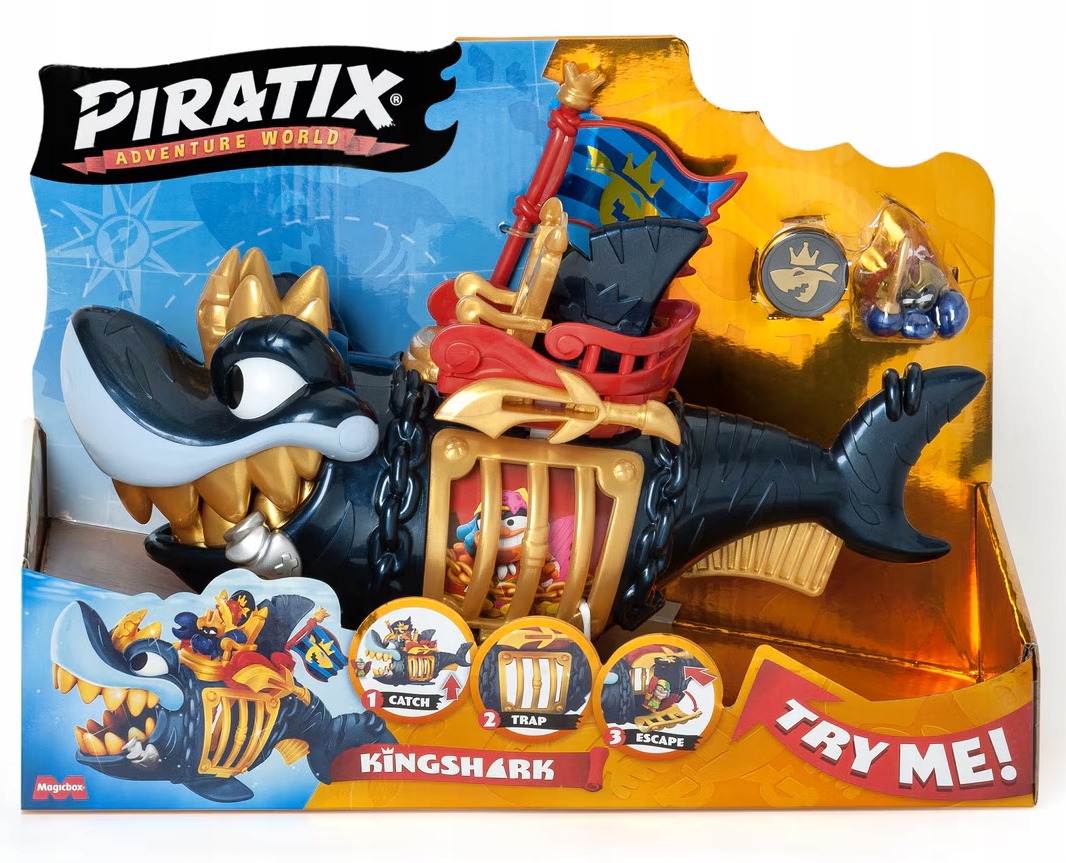 PIRATIX King Shark Golden Teeth Królewski Rekin Złote Zęby ...