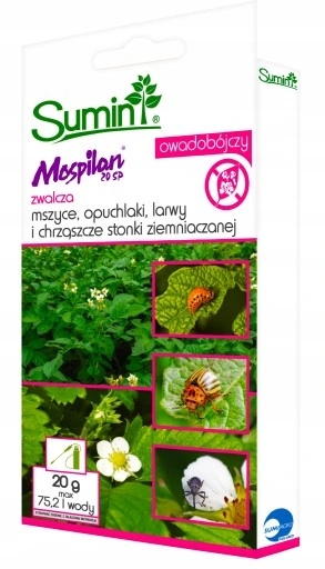 MOSPILAN 20SP OWADOBÓJCZY DO ROŚLIN OZDOBNYCH OPRYSK NA MSZYCE 20g (5907102010508) • Cena ...