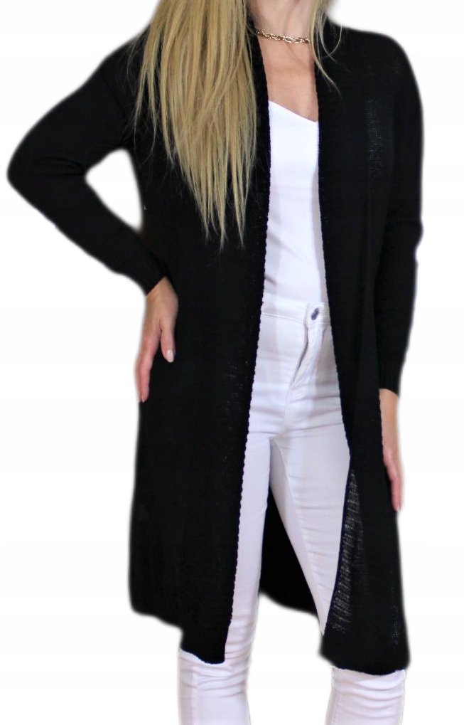 KARDIGAN NARZUTKA OTULACZ KOBIECY MODNY JAKOŚĆ • Cena, Opinie • Swetry ...